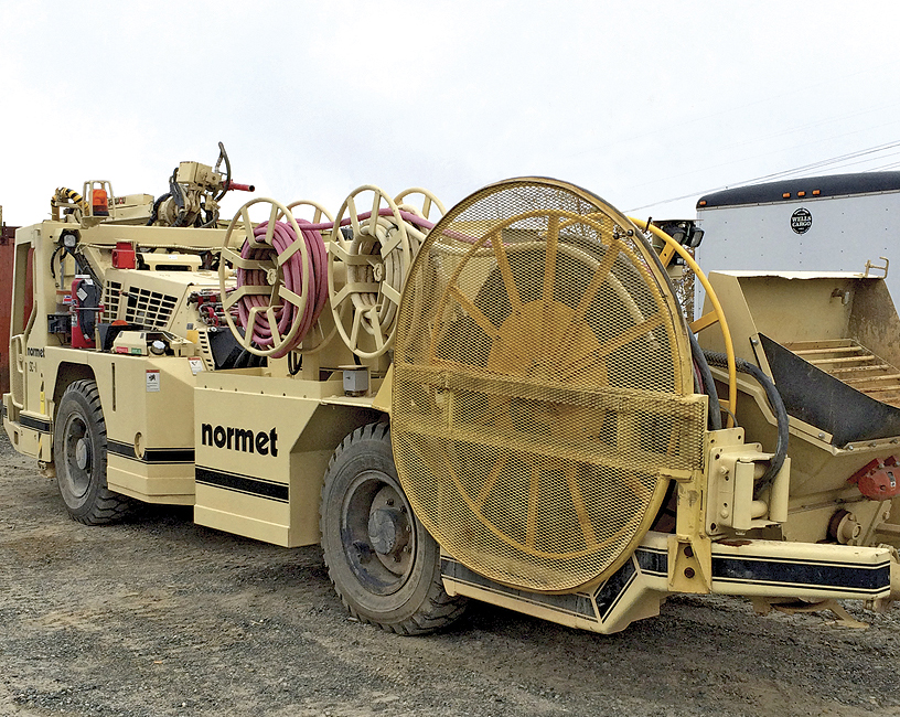 Normet 6050WP DH/EH Spraymec Shotcreter